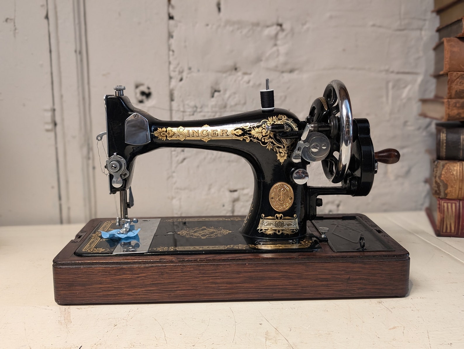 Singer 28K Hand Crank Sewing Machine - Etsy