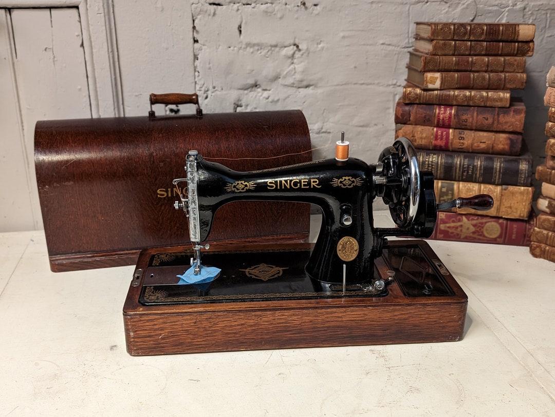 Singer 15K Hand Crank Industrial Sewing Machine - Etsy