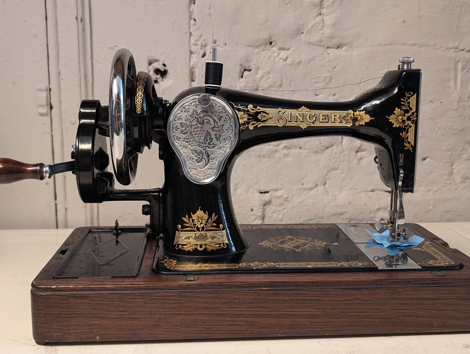Singer 28K Hand Crank Sewing Machine - Etsy