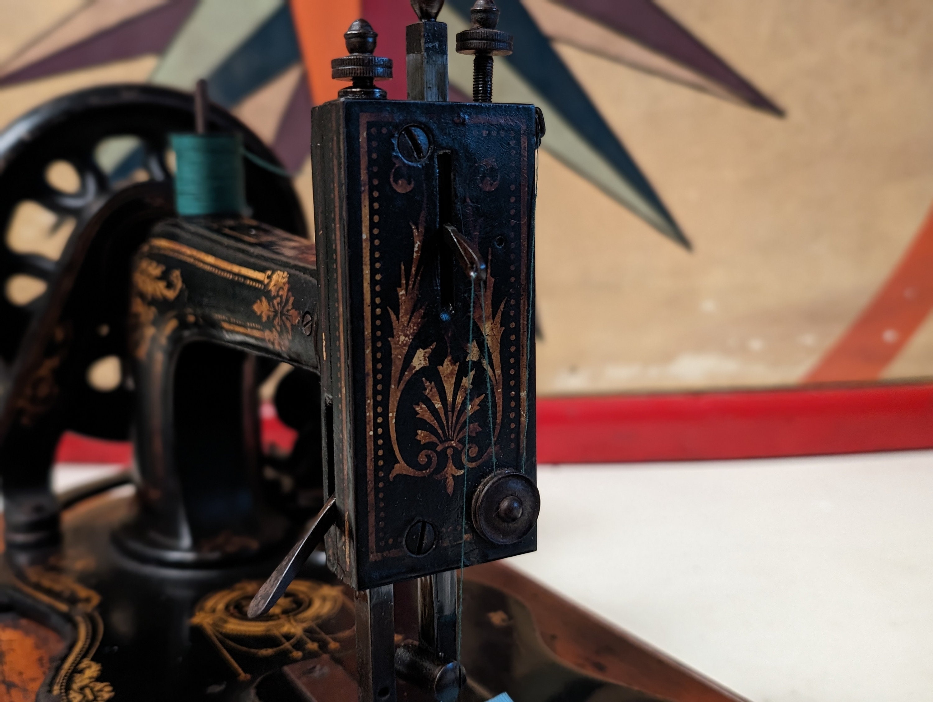 Singer 12K Antique Fiddle Base Sewing Machine - Etsy