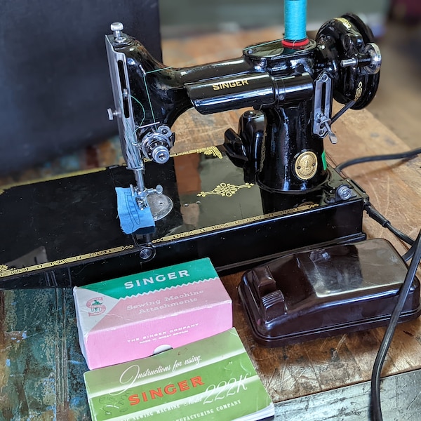 Singer Featherweight Sewing Machine - Etsy