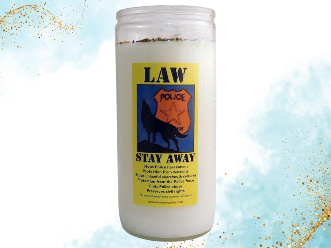 Law Stay Away Jumbo Fixed Candle ~ Stops Legal Harassment ~ Vela ...