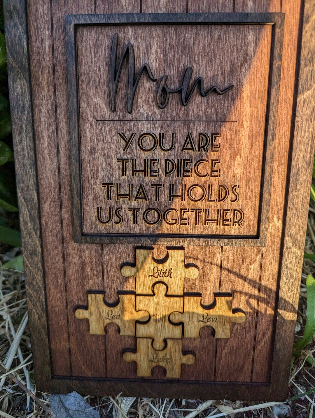 Mother's Day Puzzle Gifts for Mom Family Gifts Home Decor Puzzle Sign ...