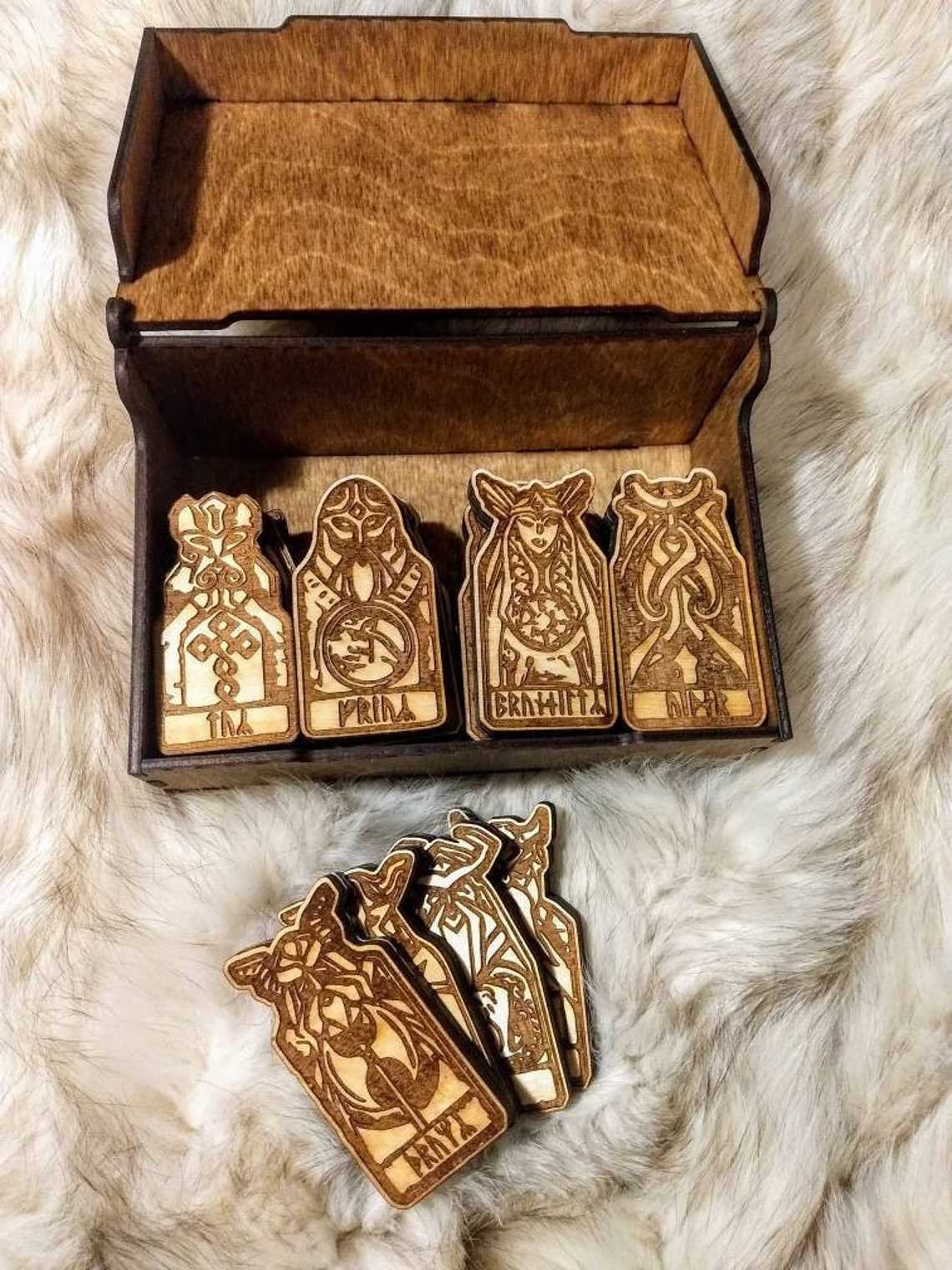 Full 20 Piece Standing Orlog God Set With Customizable Box - Etsy UK