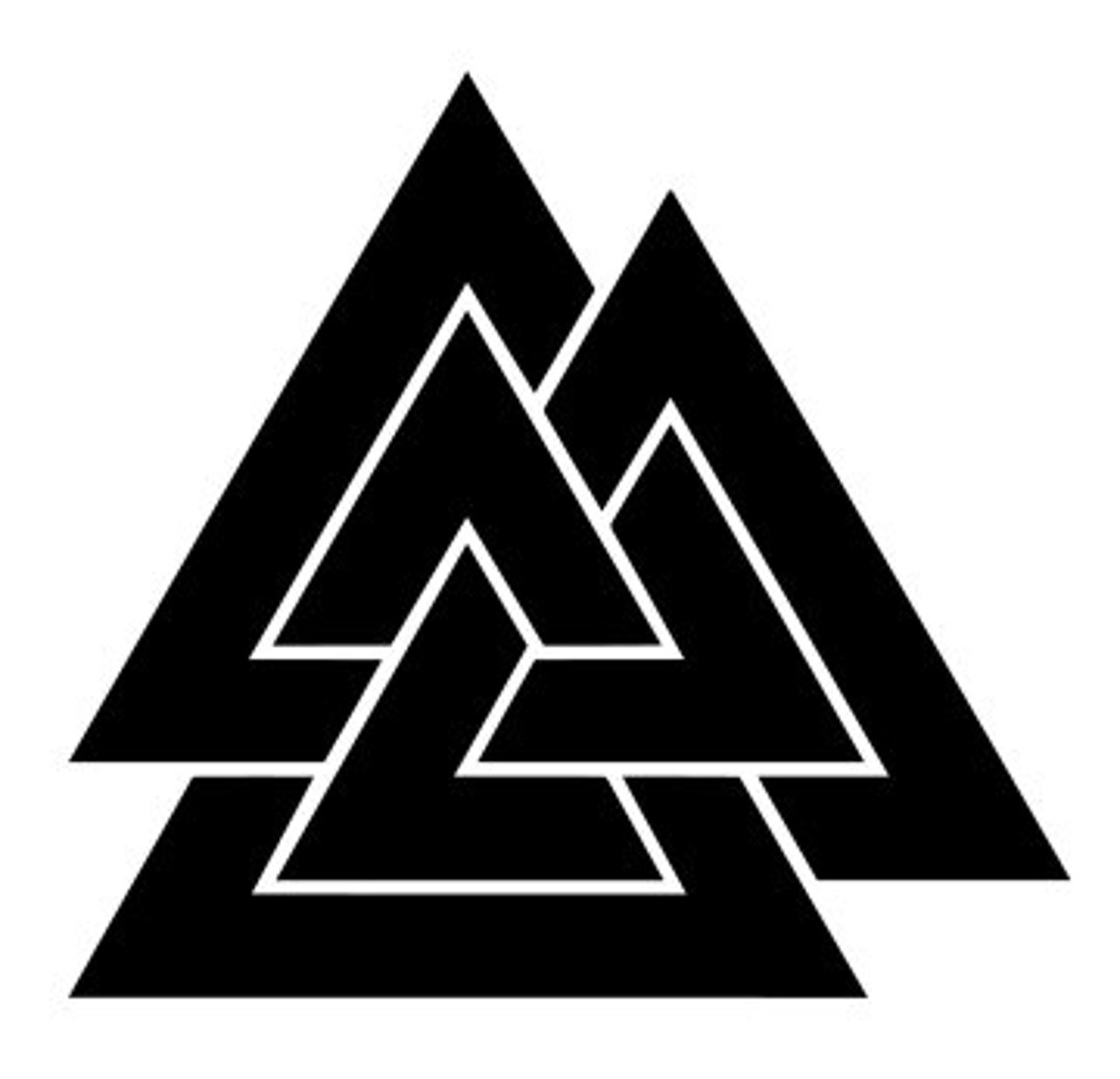 Valknut SVG Valknut for Laser Engraving Valknut PDF Valknut PNG Valknut ...