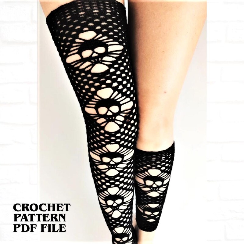 Fishnets With Leg Warmers - Etsy