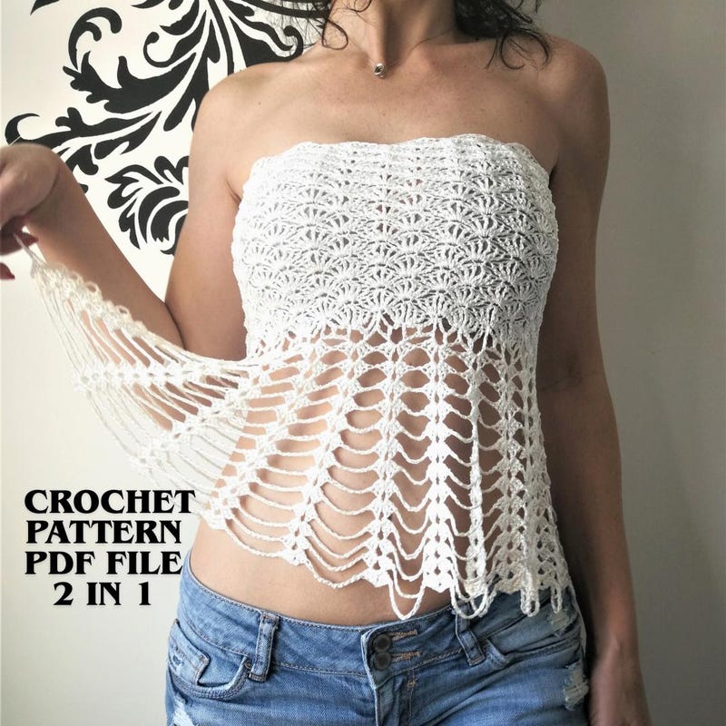 Crocheted Tube Top - Etsy
