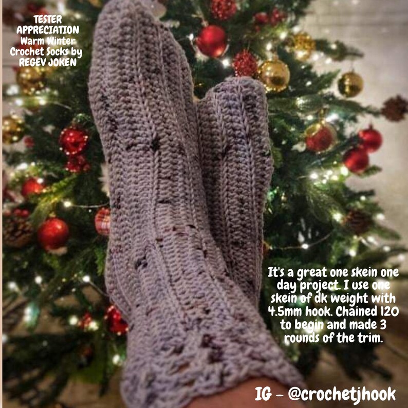 Crochet Slippers House Socks Pattern PDF – Womens Stockings, Easy ...