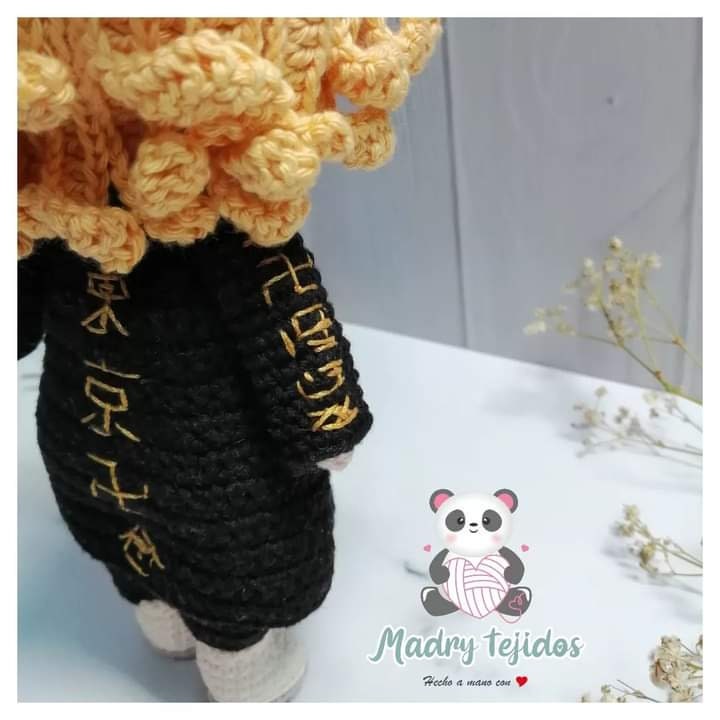 Patrón Manjiro Sano "Mikey" Tokyo Revengers, Anime amigurumi, Pattern ...