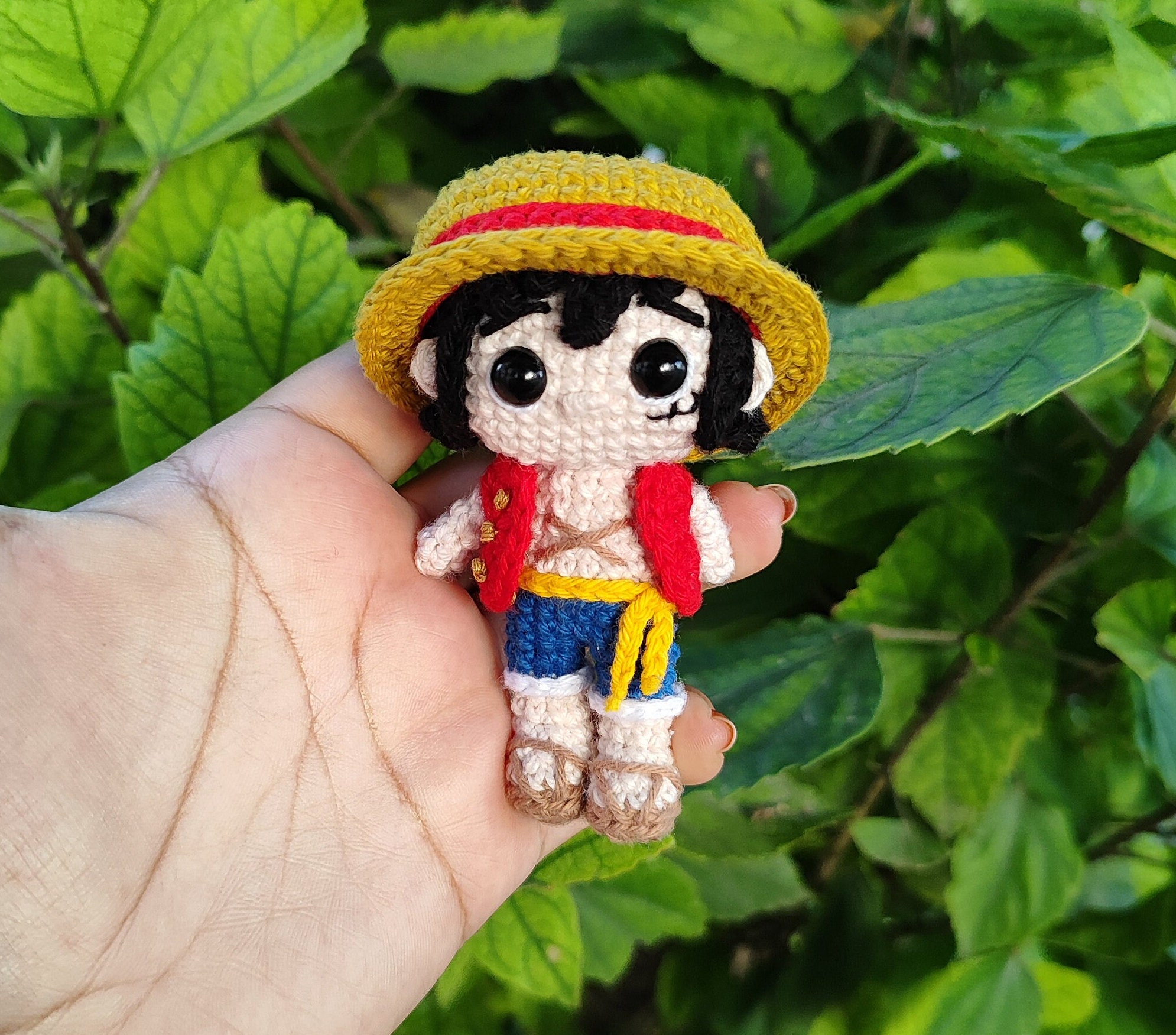 Monkey D. Luffy Amigurumi Crochet Pirate PDF Pattern Crochet Funko Pop ...