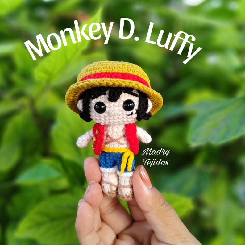 Monkey D. Luffy Amigurumi Crochet Pirate PDF Pattern Crochet Funko Pop ...