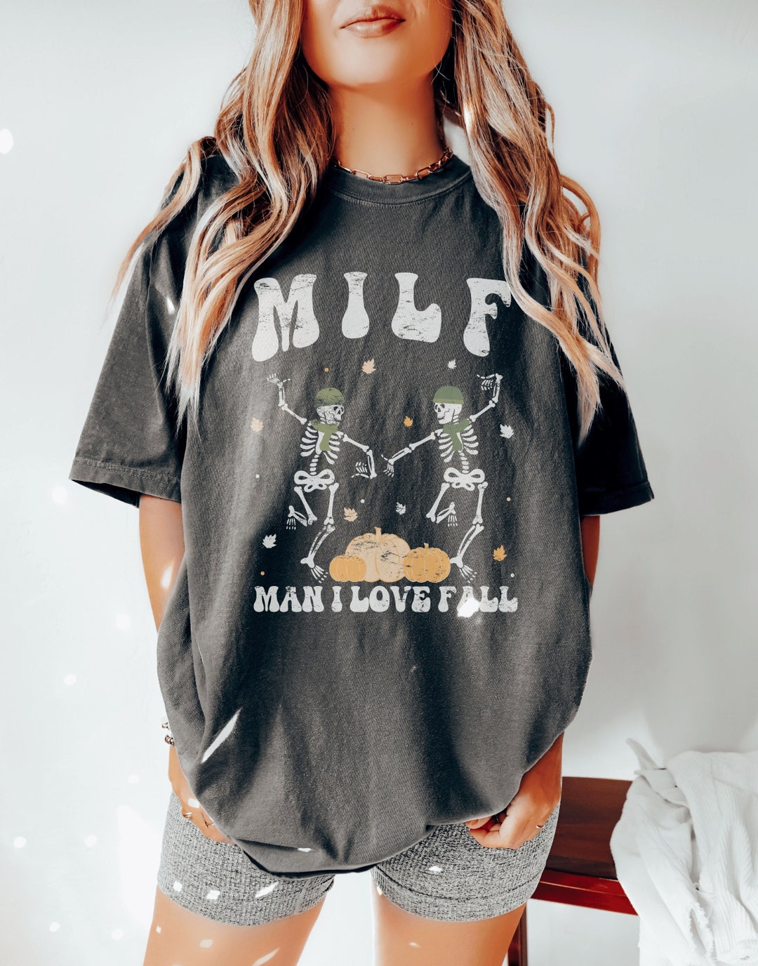 MILF Shirt Man I Love Fall Shirt Fall Vibes Tshirt Hello Fall Shirt ...