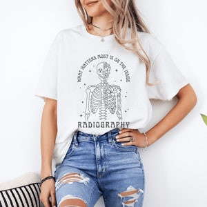 Radiography Shirt Radiography Tshirt Radiography T Shirt Radiology ...