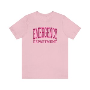 Pink Er Shirt Emergency Department Shirt Er Nurse Shirt Er T Shirt Er ...