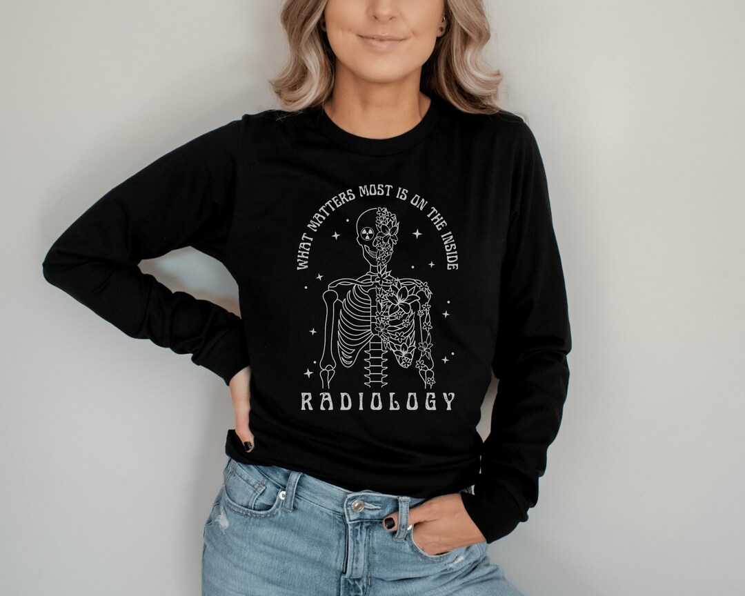 Radiology Shirt Radiology Long Sleeve Tshirt Xray Shirt Xray Tech Shirt ...