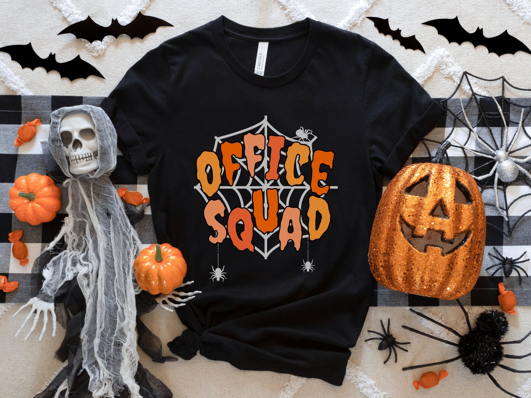 Halloween Office Squad Shirt Front Office Squad Shirt Front Office Lady ...