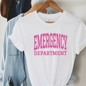 Pink Er Shirt Emergency Department Shirt Er Nurse Shirt Er T Shirt Er ...