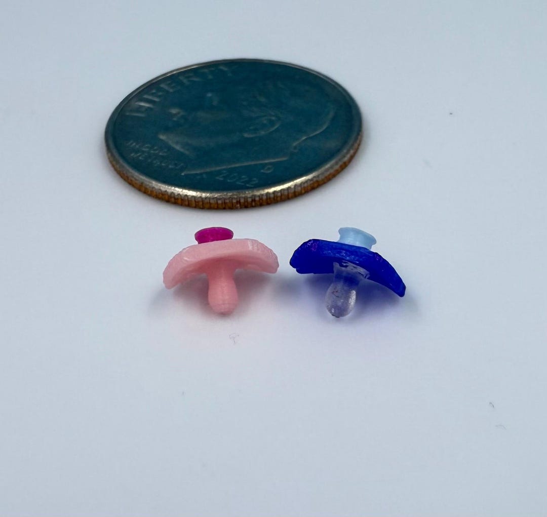 Miniature Pacifier for My Mini Baby Silicone Dolls - Etsy