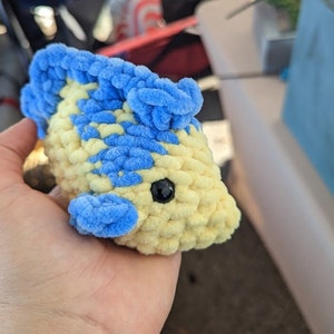 Flounder Guppy 35 No Sew Crochet Pattern Digital Download Beginner ...