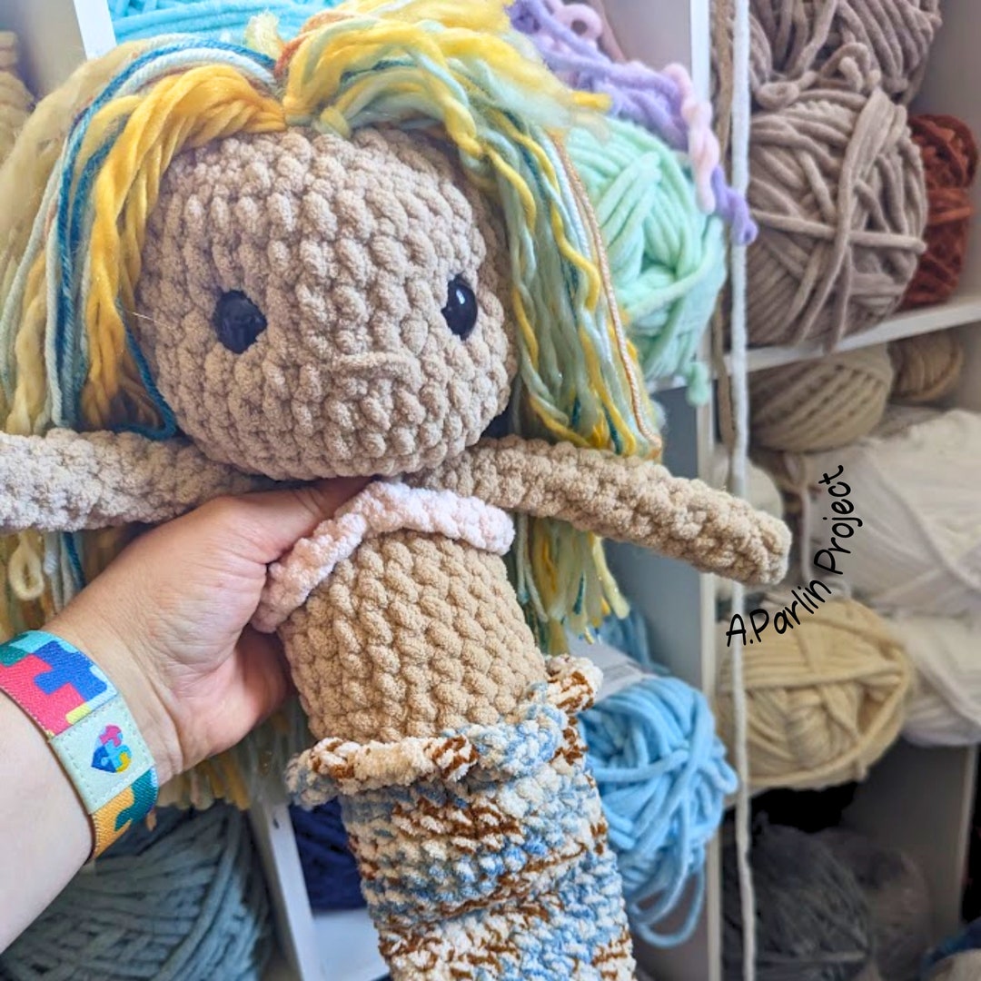 Mermaid Plushie Large Groovy Ready to Ship Physical Product, Premium ...