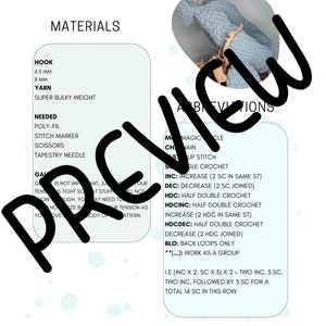 Stanley the Baby Manatee Crochet Pattern Digital Download Beginner ...