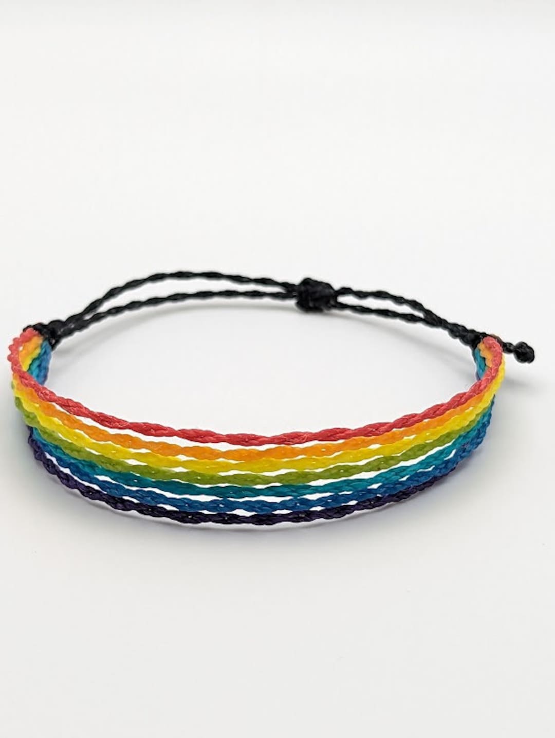 Waterproof Rainbow Wax Cord String Pura Vida Inspired Friendship ...