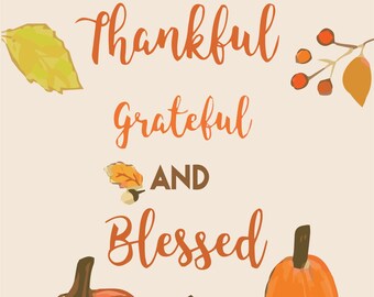Thanksgiving Digital PNG Downloadable Print - Etsy