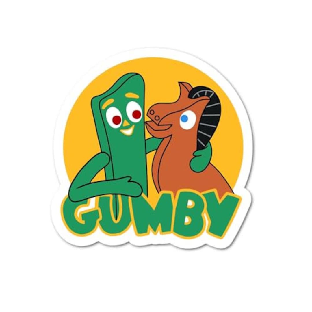 Gumby 80's 90's Nostalgic TV Show Children's Movie Sticker - Etsy