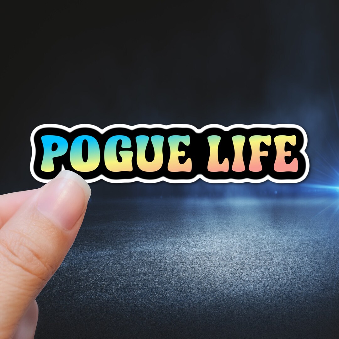 Pogue Life Outer Banks Sticker - Etsy