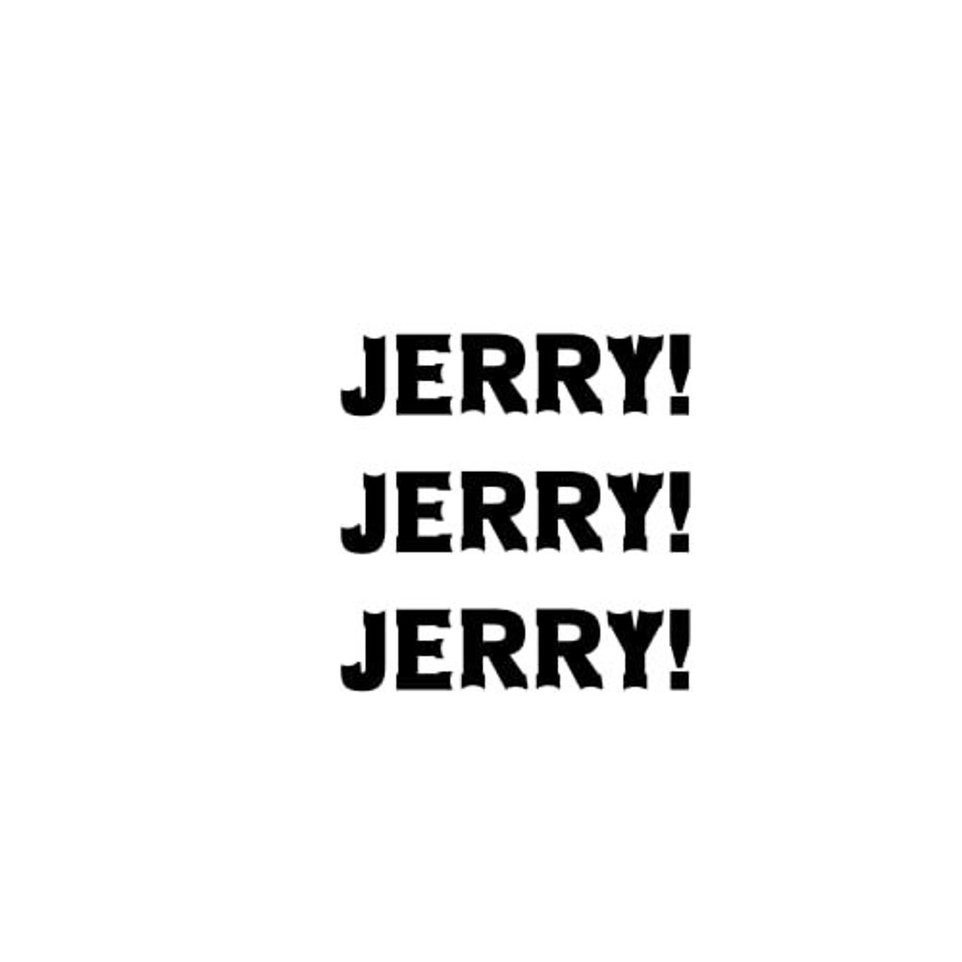 Jerry Jerry Jerry Chanting RIP Memorial Sticker Waterproof for Laptops ...