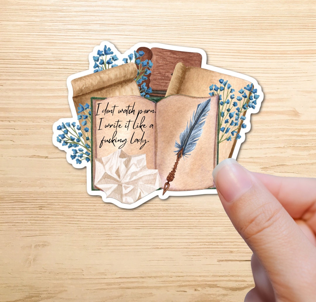 Write It Like a Lady Spicy Reads Smut Book Sticker for Kindle Sticker ...