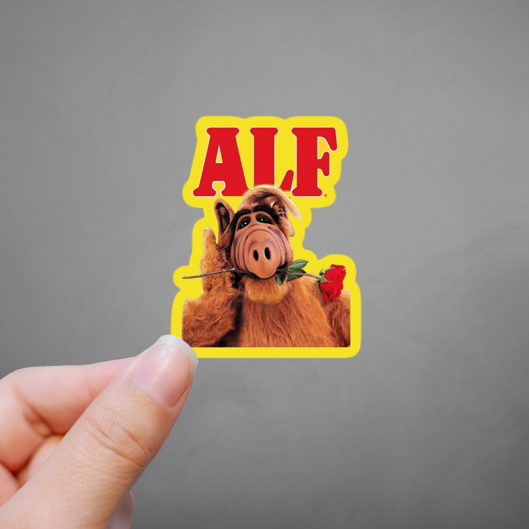 Alf 1980's Cartoon Waterproof Retro Vintage High Quality Sticker - Etsy