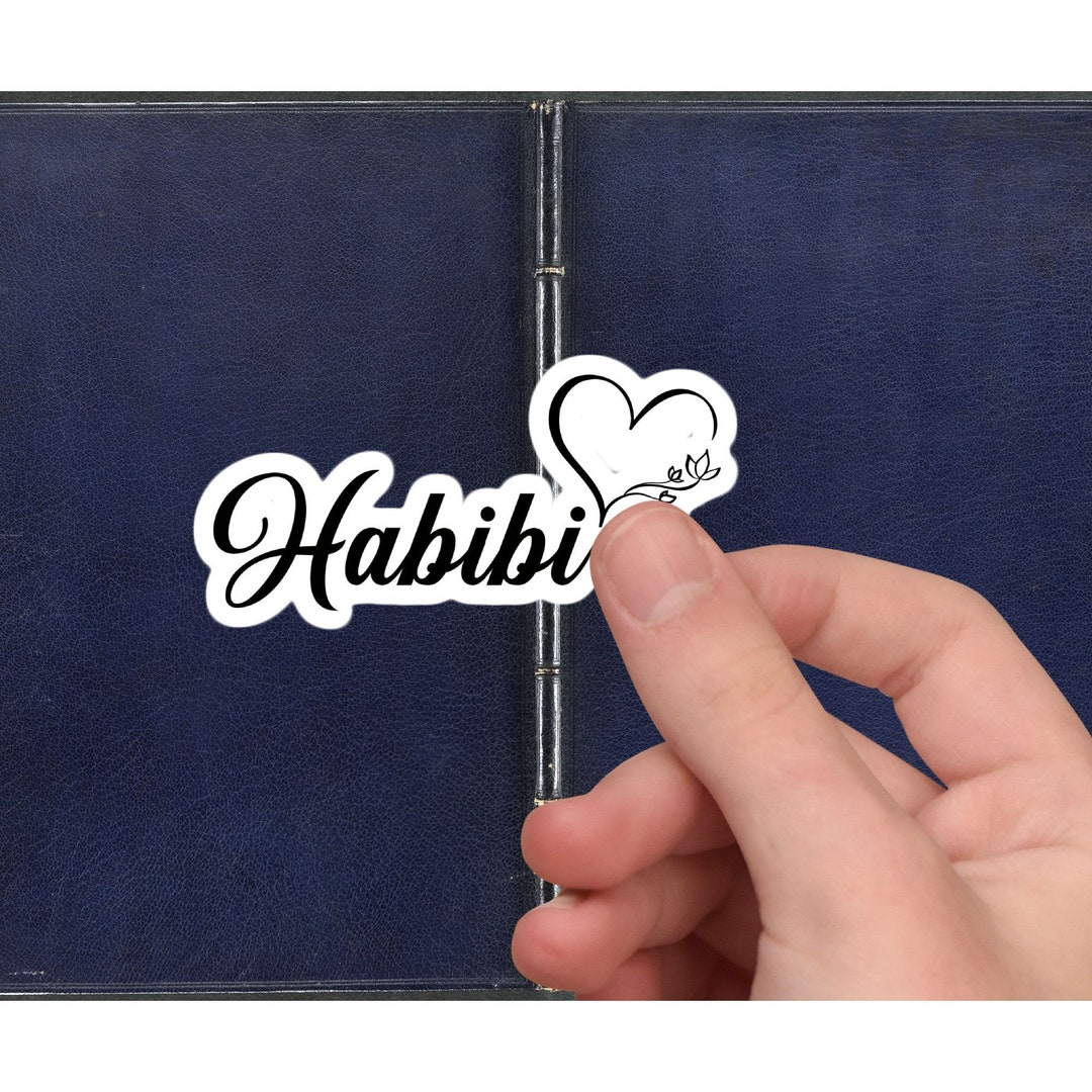 Habibi Love Sticker Arabic Lebanese Women Kind Positive - Etsy