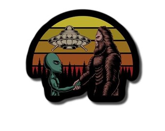 Cow UFO Funny Sticker Custom UFO Glossy Vinyl Decal Sarcasm Humor for ...