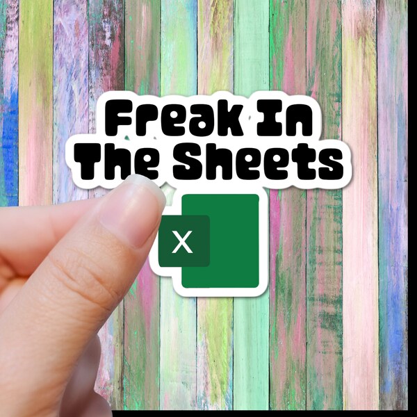 Excel Humor Sticker - Etsy