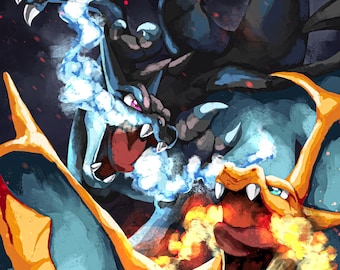 realistic charizard art