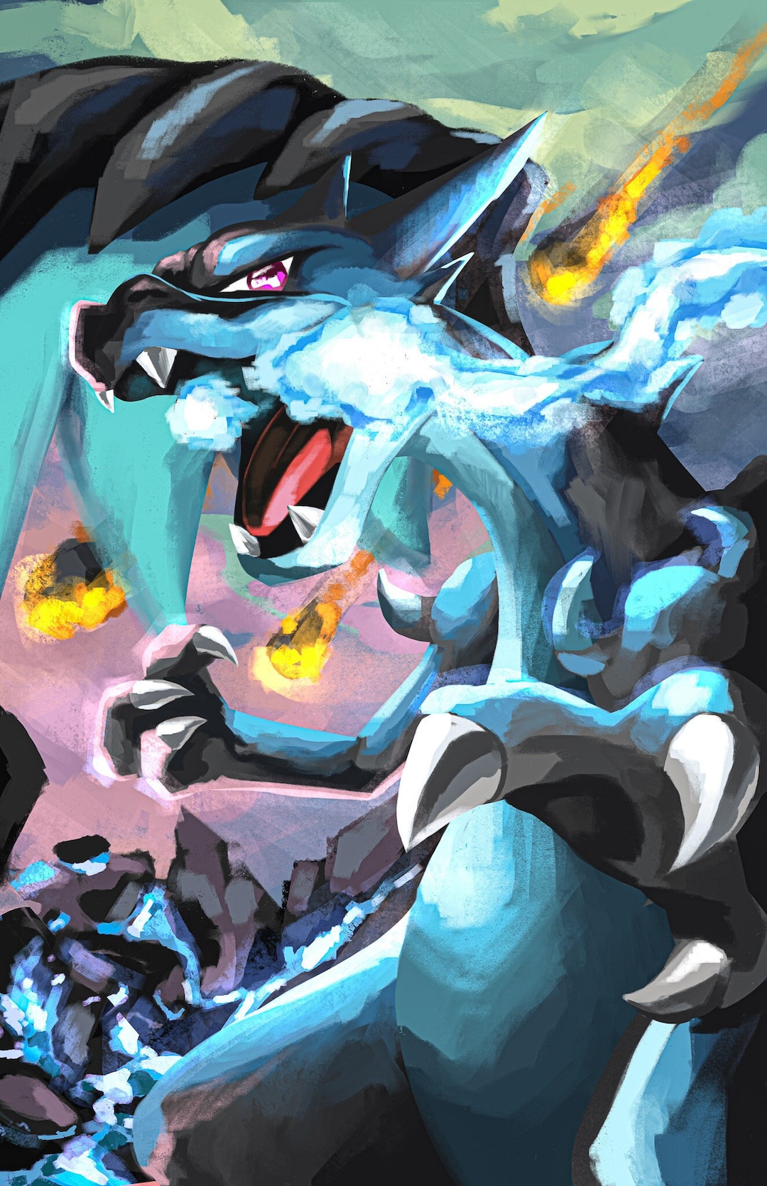 Charizard Art Print - 11 X 17 - Etsy