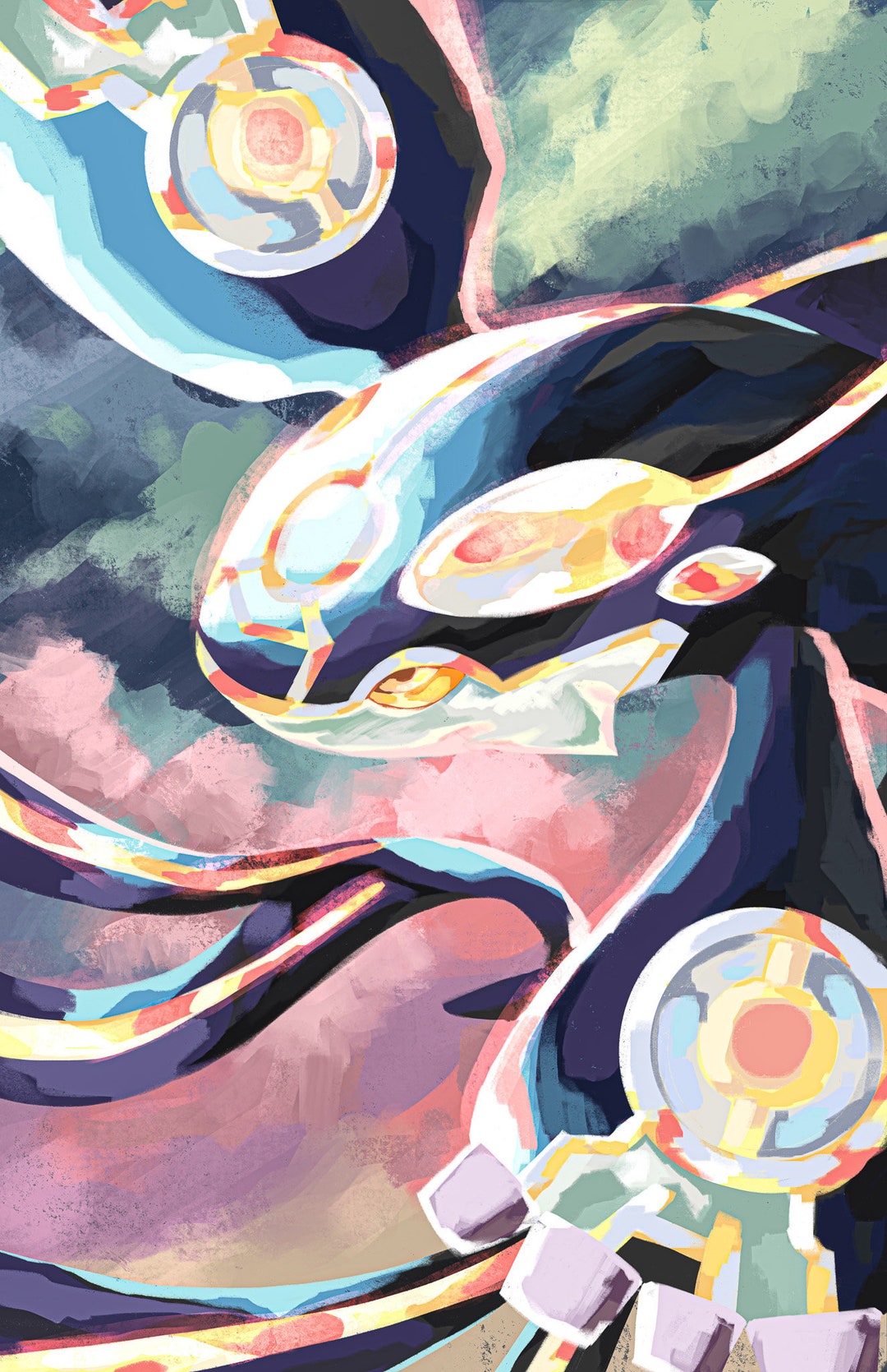 Kyogre Art Print - 11 X 17 - Etsy