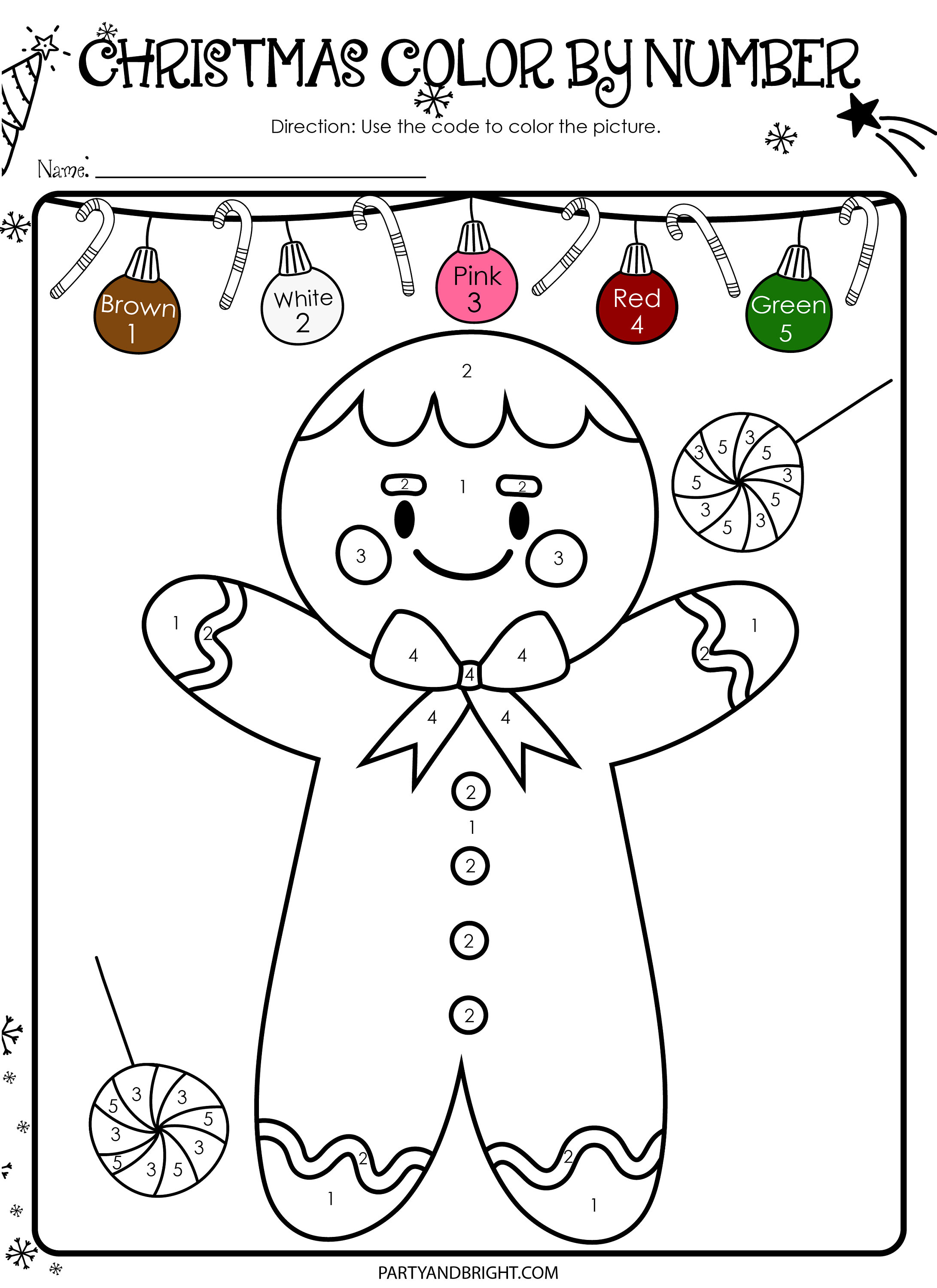 Christmas Color By Number Printable PDF Holiday Coloring Etsy christmas-color-by-number-printable-pdf-holiday-coloring-etsy