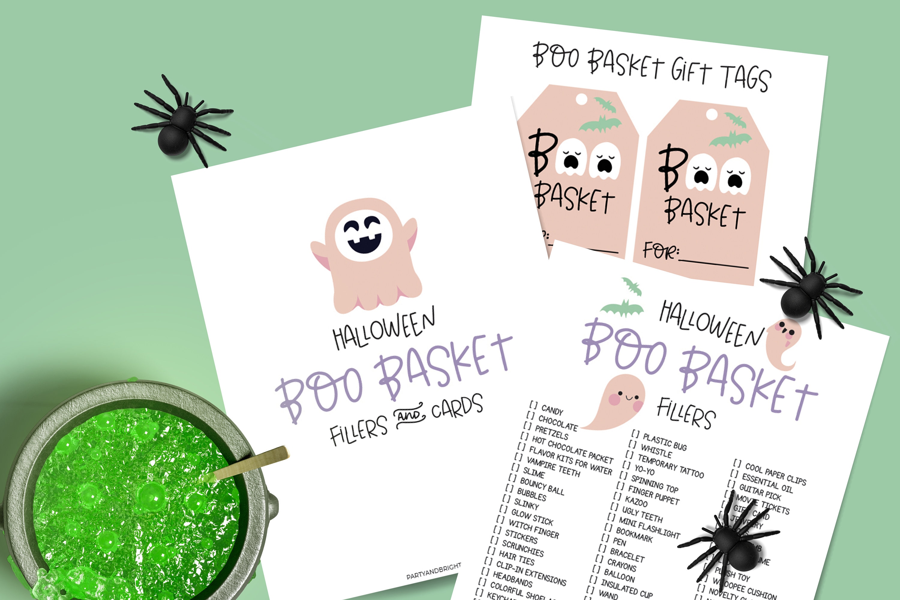 Boo Basket Gift Tags Boo Basket Filler Ideas You've - Etsy