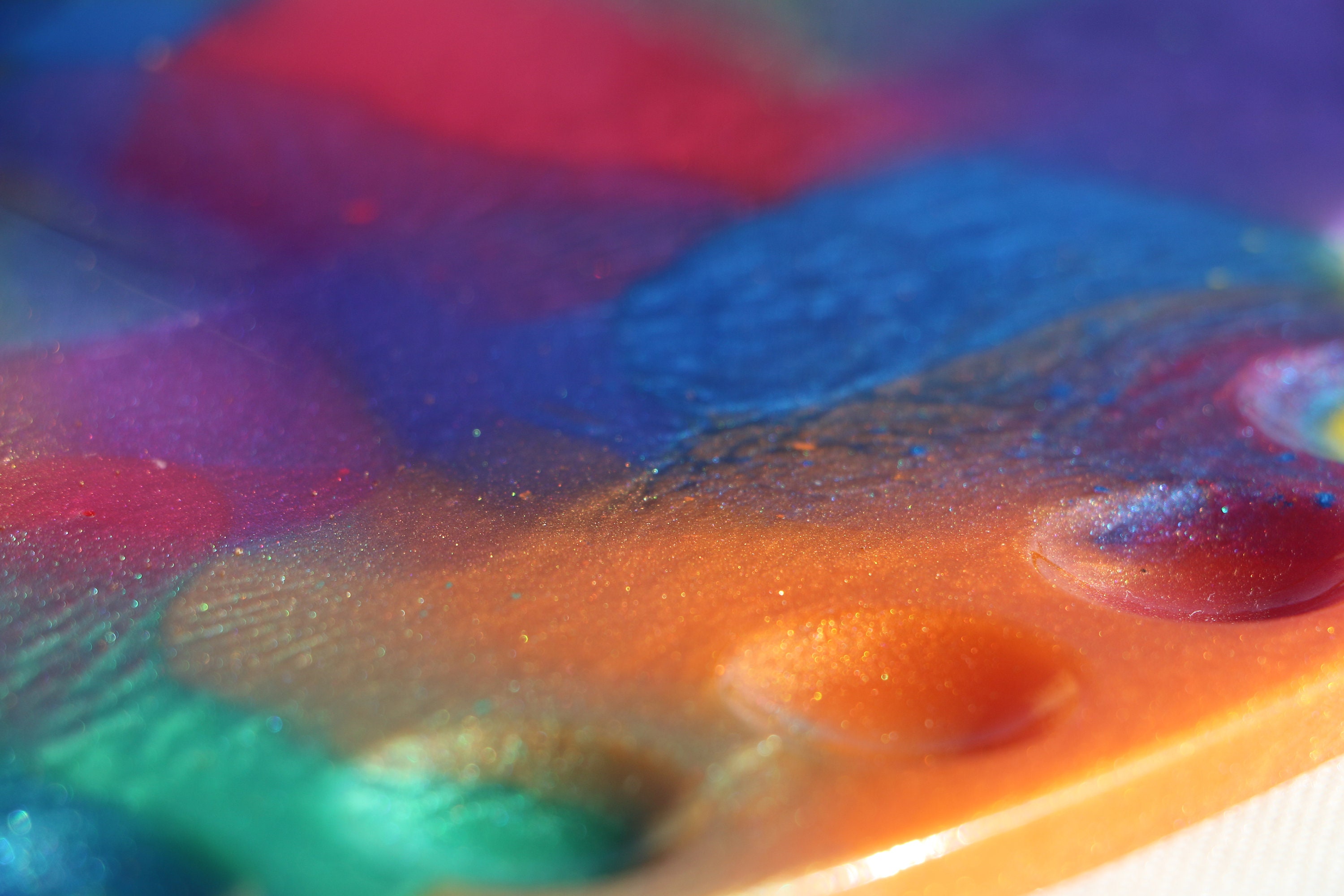 Rainbow Paint Palette - Etsy