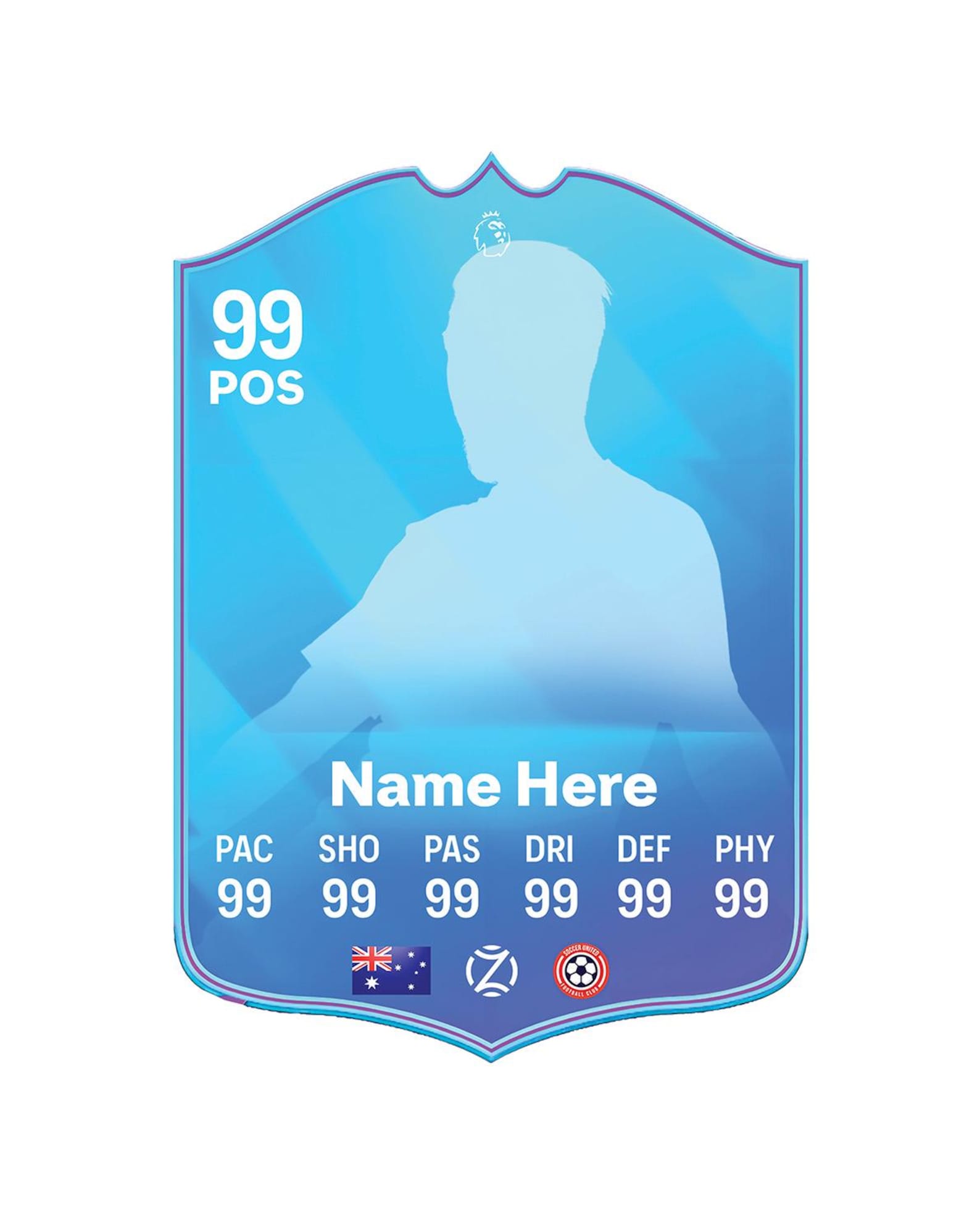 Personalized FIFA Ultimate Team EA FC26 Card Football Soccer - Premier ...