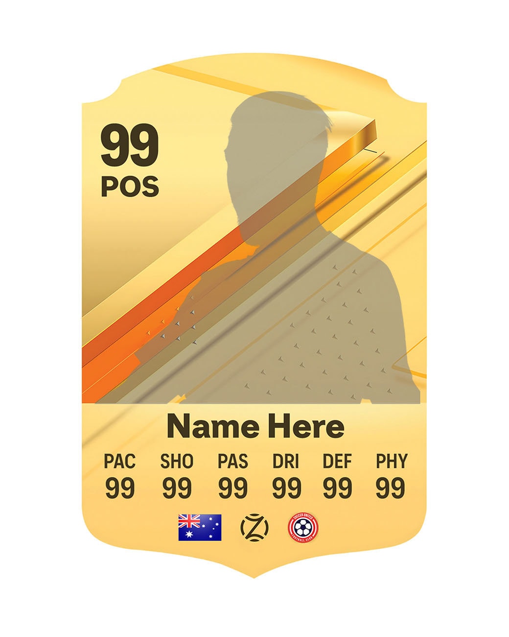 Personalized FIFA Ultimate Team FUT Card Football Soccer Fan Customized ...