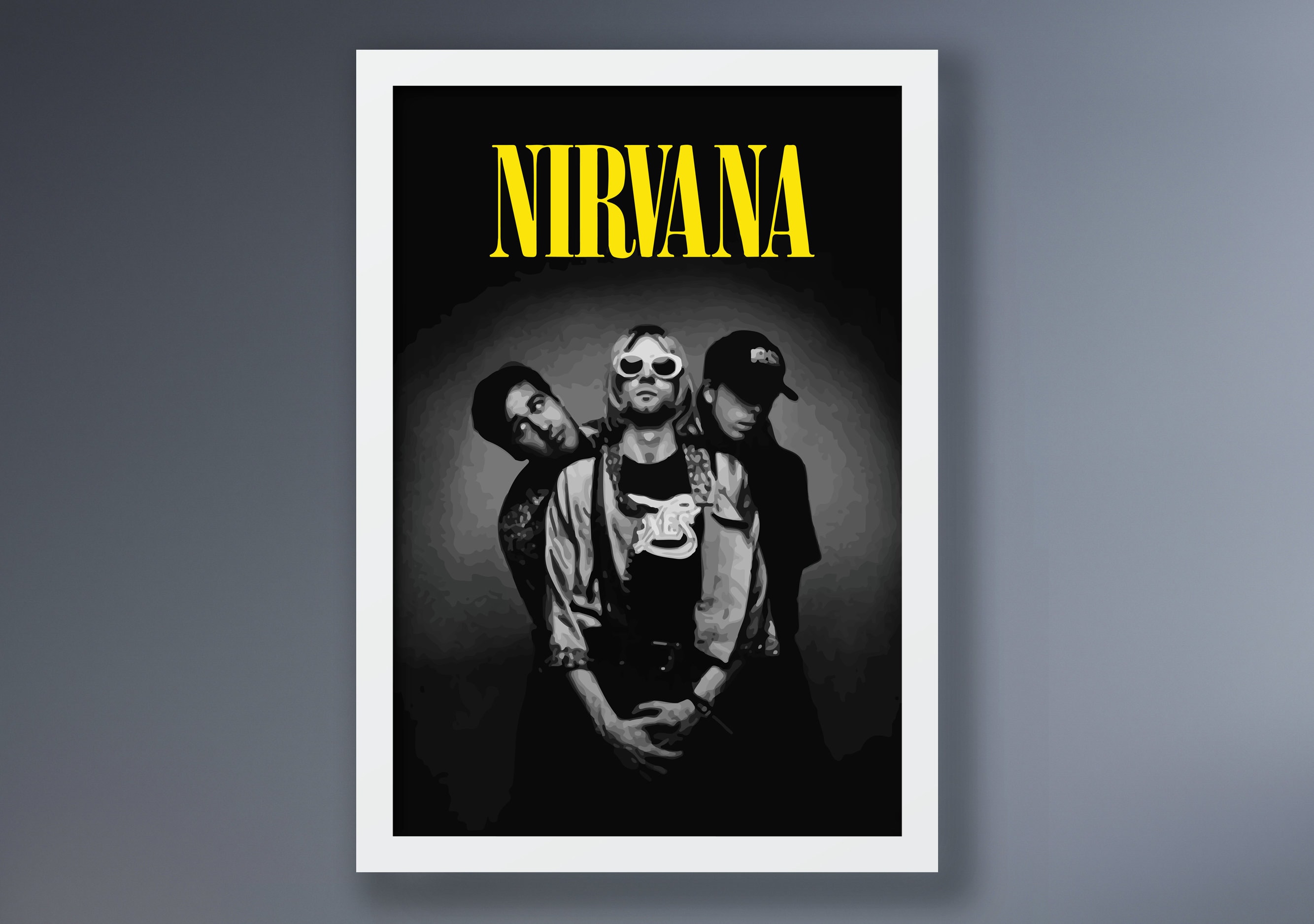 Nirvana Pop Art Print - Etsy UK