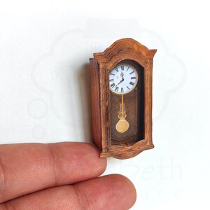 Printable Miniature Wall Clock. 1.12 Scale for Dollhouse. Digital ...