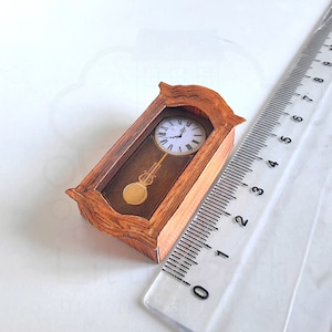 Printable Miniature Wall Clock. 1.12 Scale for Dollhouse. Digital ...