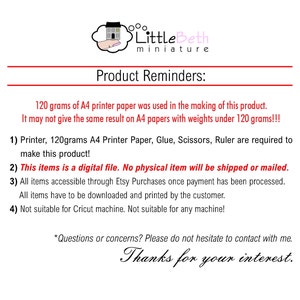 Printable Miniature Wall Clock. 1.12 Scale for Dollhouse. Digital ...