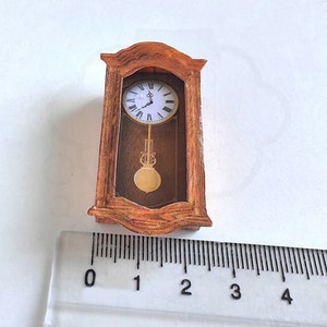 Printable Miniature Wall Clock. 1.12 Scale for Dollhouse. Digital ...