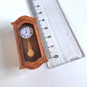 Printable Miniature Wall Clock. 1.12 Scale for Dollhouse. Digital ...
