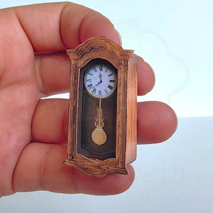 Printable Miniature Wall Clock. 1.12 Scale for Dollhouse. Digital ...